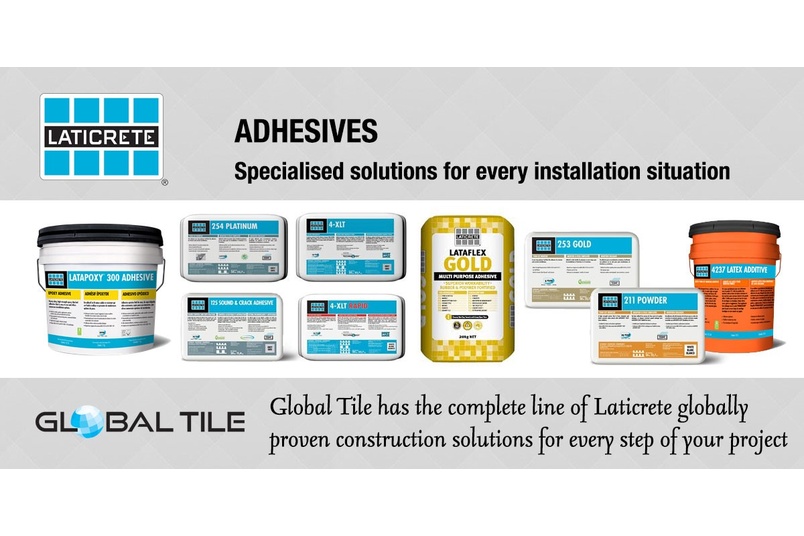 LATICRETE innovative tile and stone installation systems by Global Tile ...